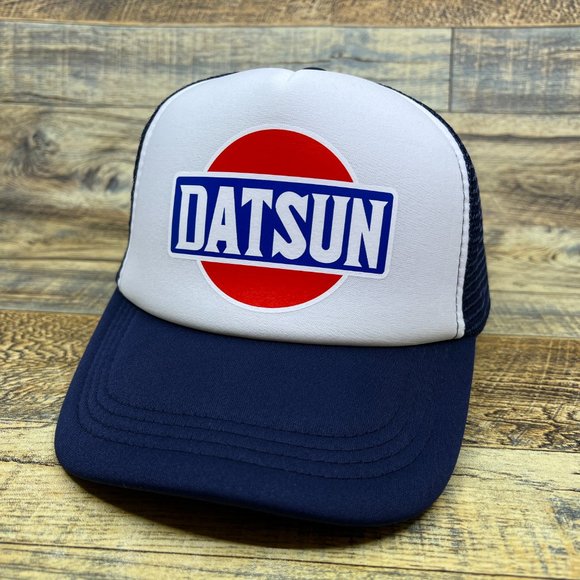 Unbranded | Accessories | Datsun Mens Trucker Hat Blue Snapback Car ...